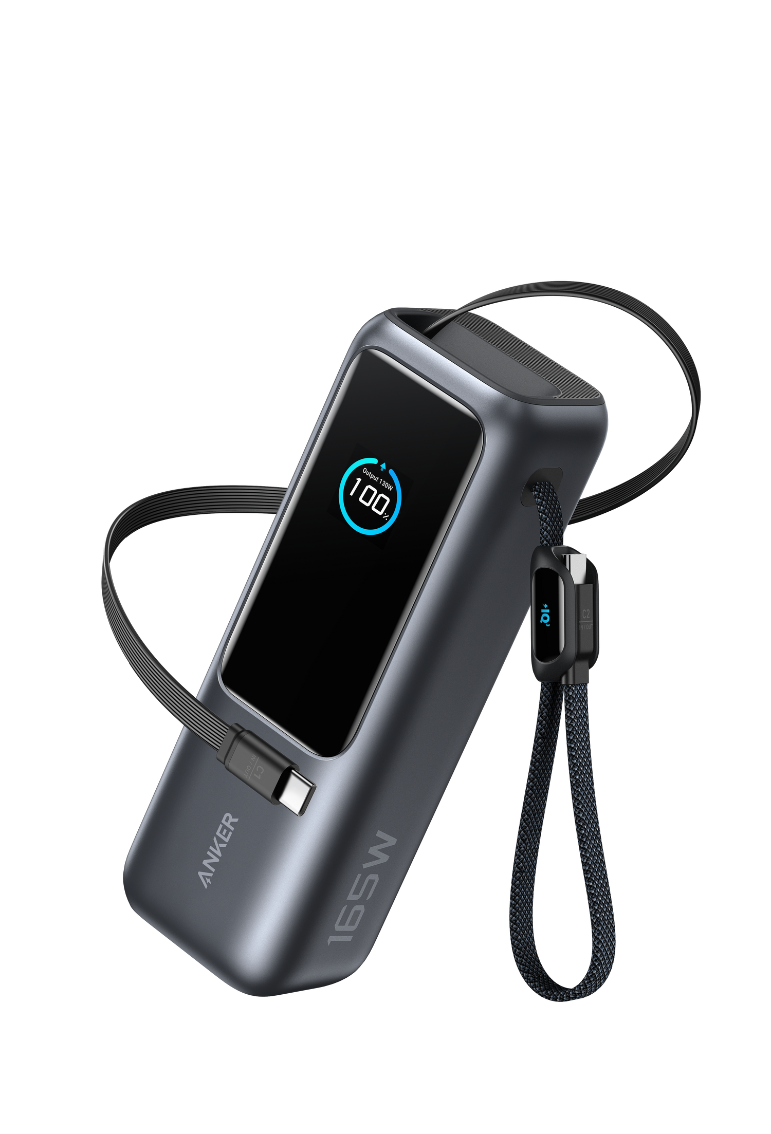 Anker Powerbank 25,000mAh | 165W Fast Charging with Retractable Cables