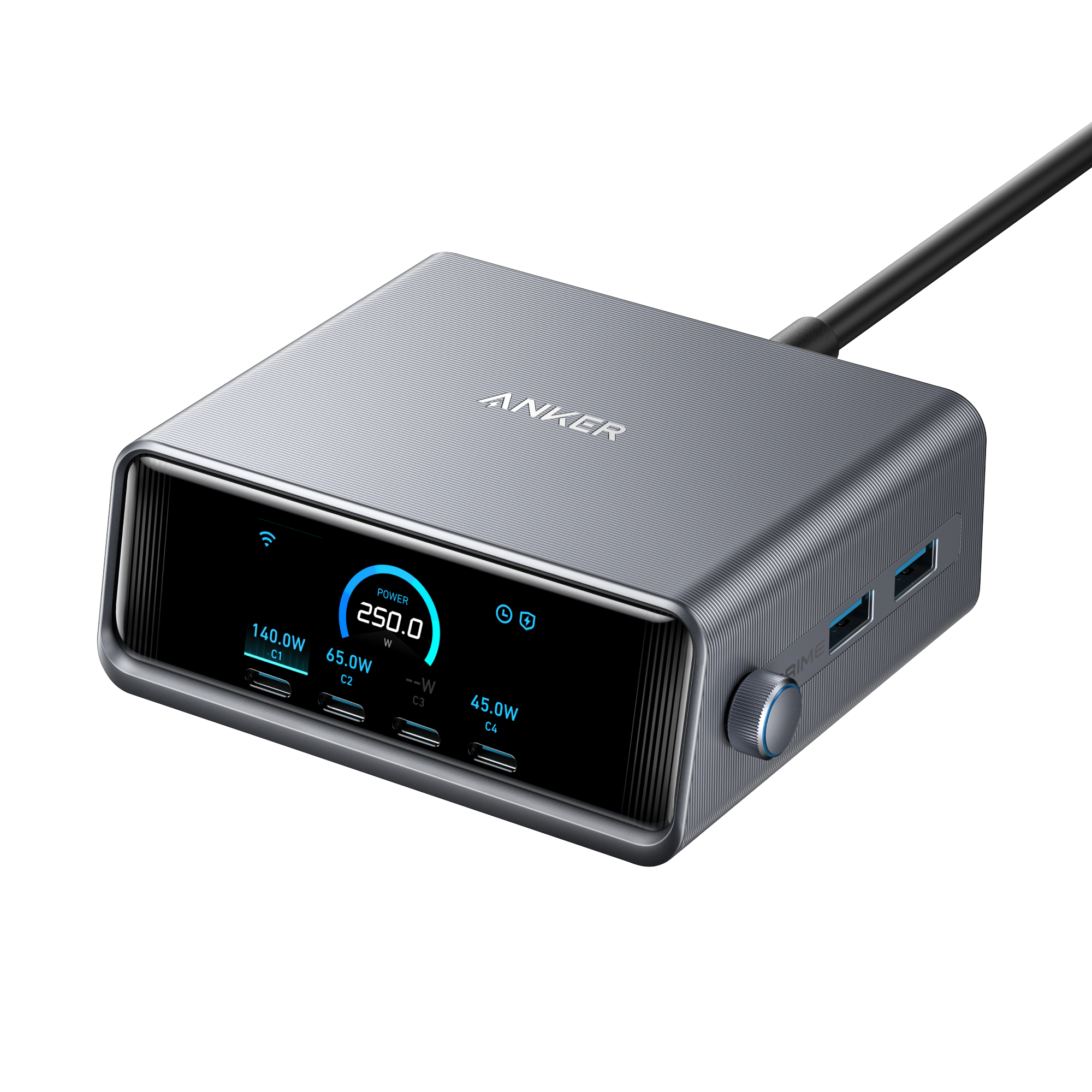 Anker Prime Charger 250W, 6 Ports with GaNPrime | Anker Philippines