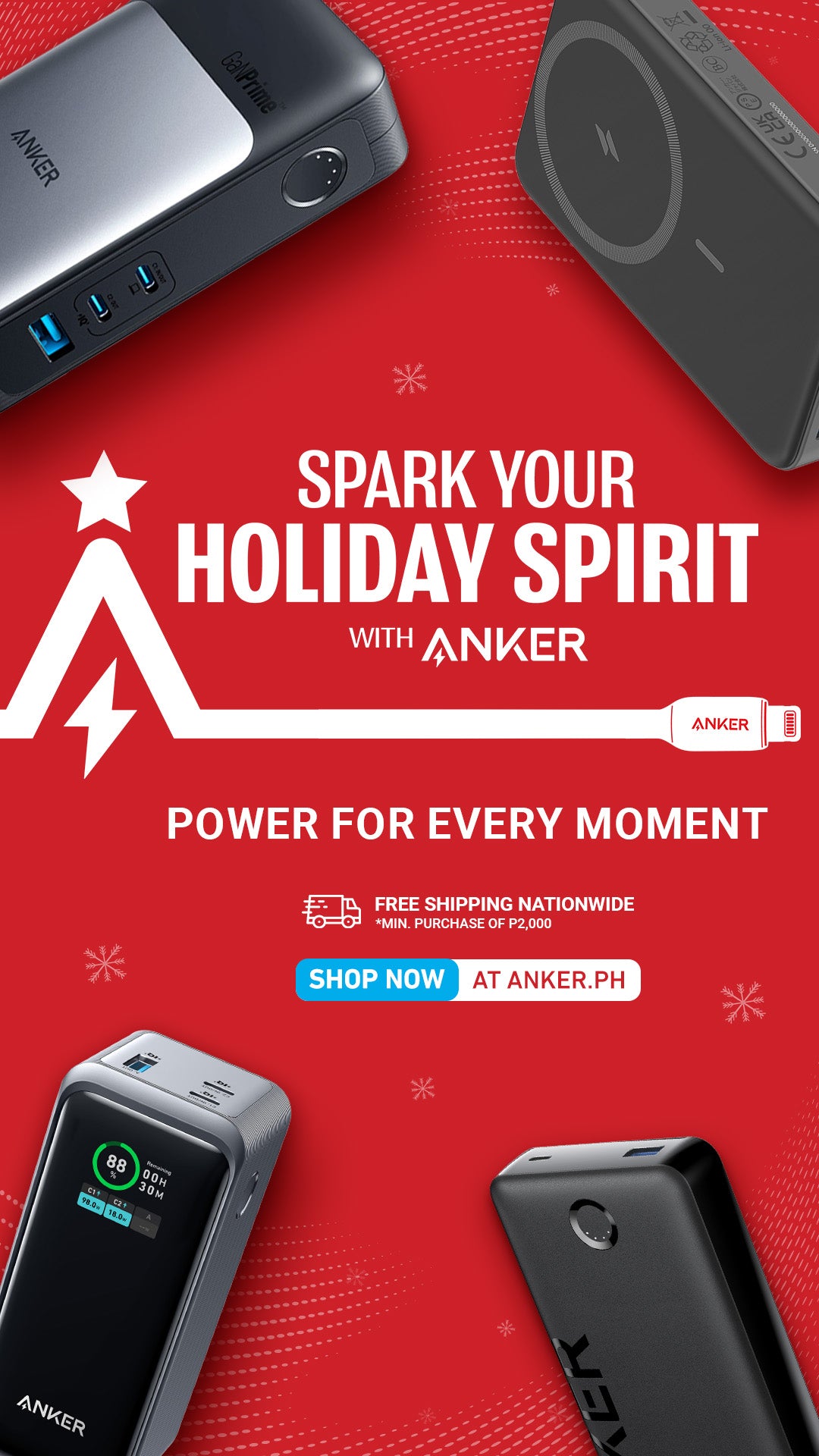Buy Power banks, Chargers, and Cables | Anker Philippines