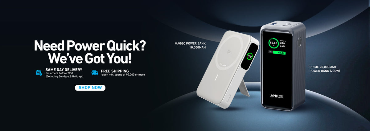 Buy Power Banks, Chargers, and Cables | Anker Philippines