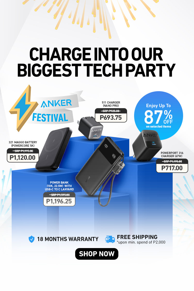 Buy Power Banks, Chargers, and Cables | Anker Philippines