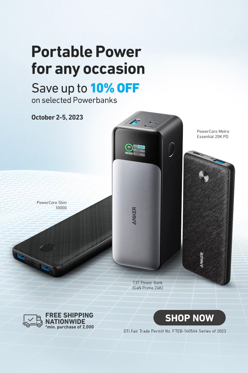 Buy Power banks, Chargers, and Cables | Anker Philippines