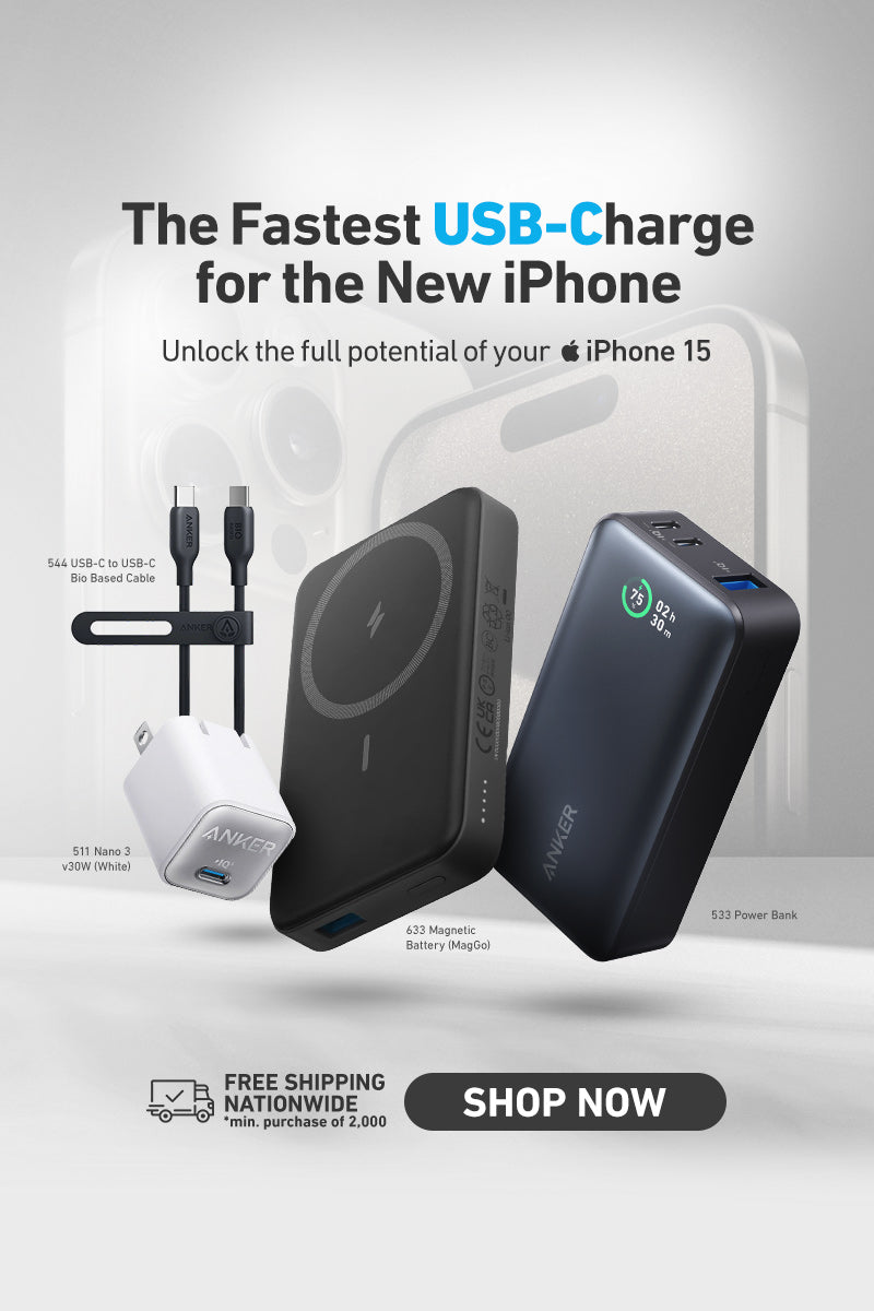 Buy Power banks, Chargers, and Cables | Anker Philippines
