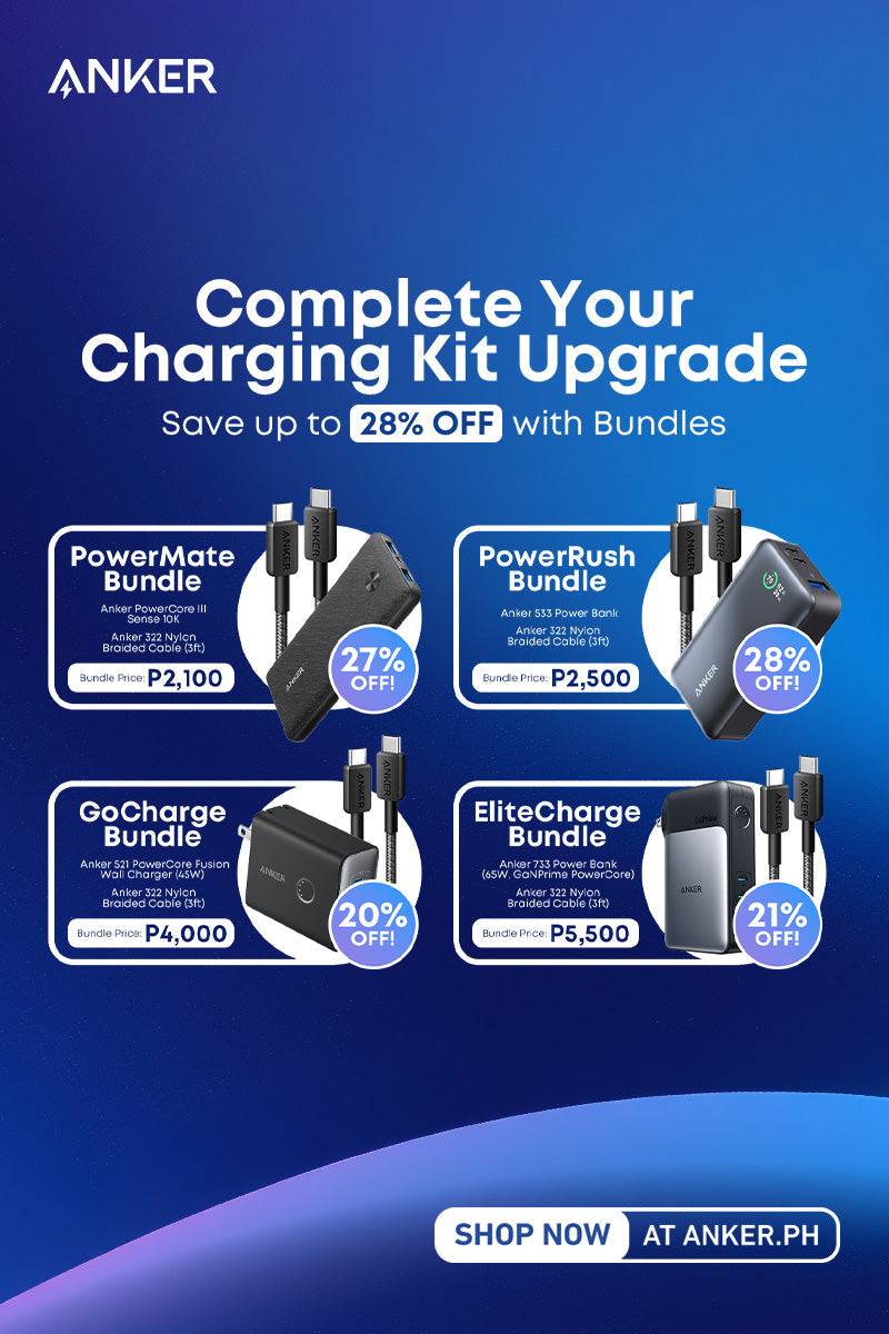 Buy Power Banks, Chargers, and Cables | Anker Philippines