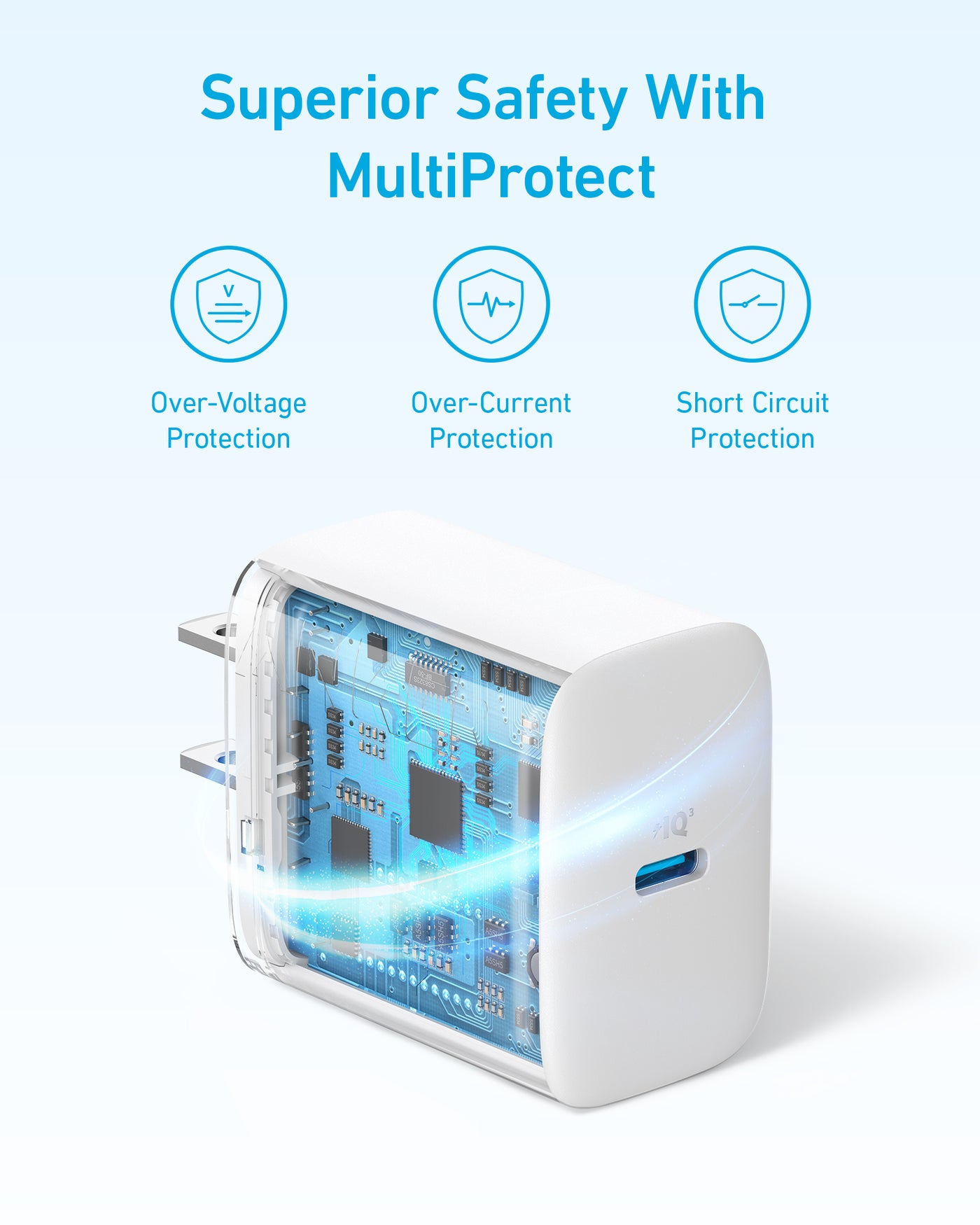 Compact Anker USB-C Wall Charger: Perfect for Travel & Office