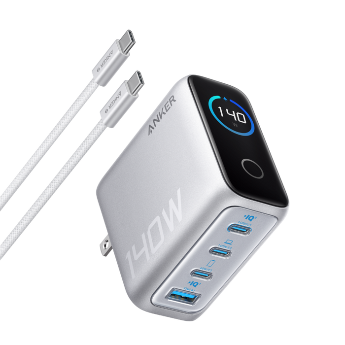 Anker 140W GaN Charger: 4-Port PD 3.1 Fast Charging